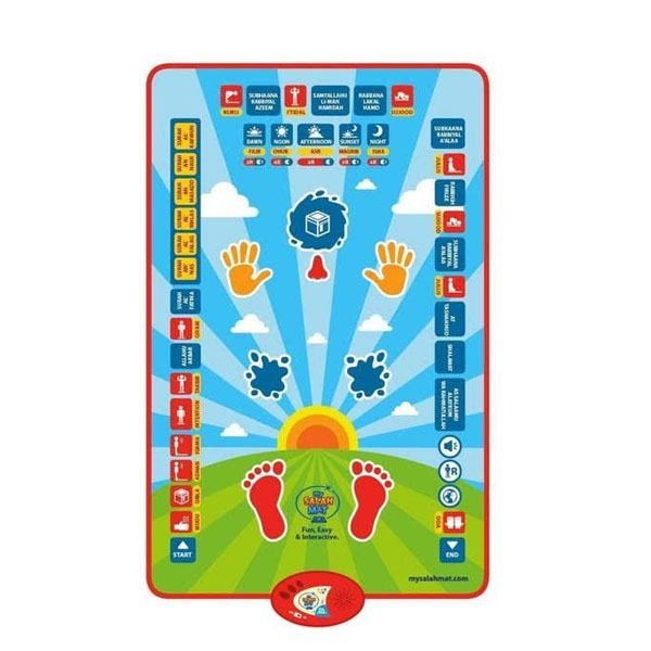 My Salah Mat Educational Interactive Prayer Mat – Sahoolat Store
